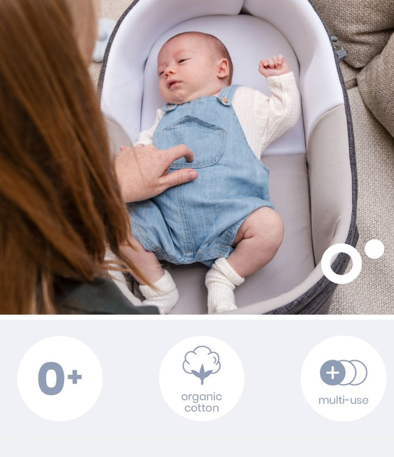 Couffin bébé Nest&Go doomoo transportable dès la naissance | Babymoov