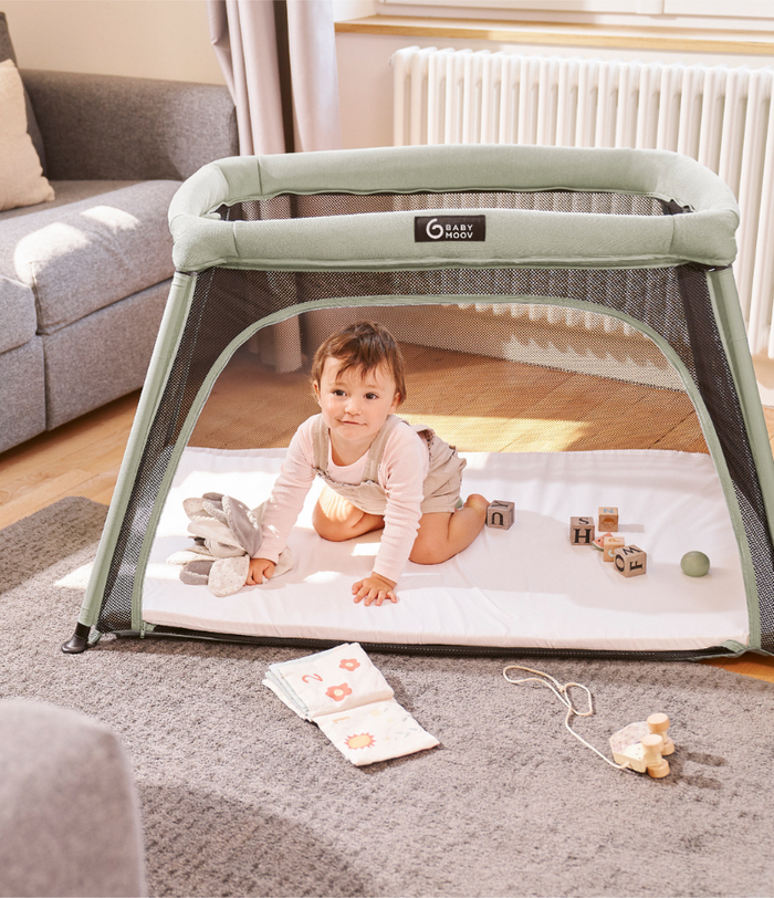 Lit parapluie bébé 3-en1 Moov & Comfy | Babymoov®