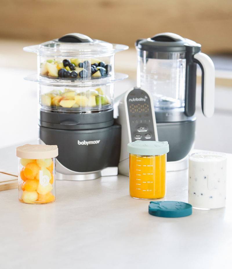 Contenant alimentaire bébé en verre borosilicate résistant | Babymoov®